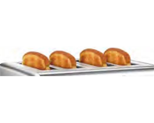 Taurus Toaster 4 Slice Stainless Steel Digital 1630W "My Toast Digi ...